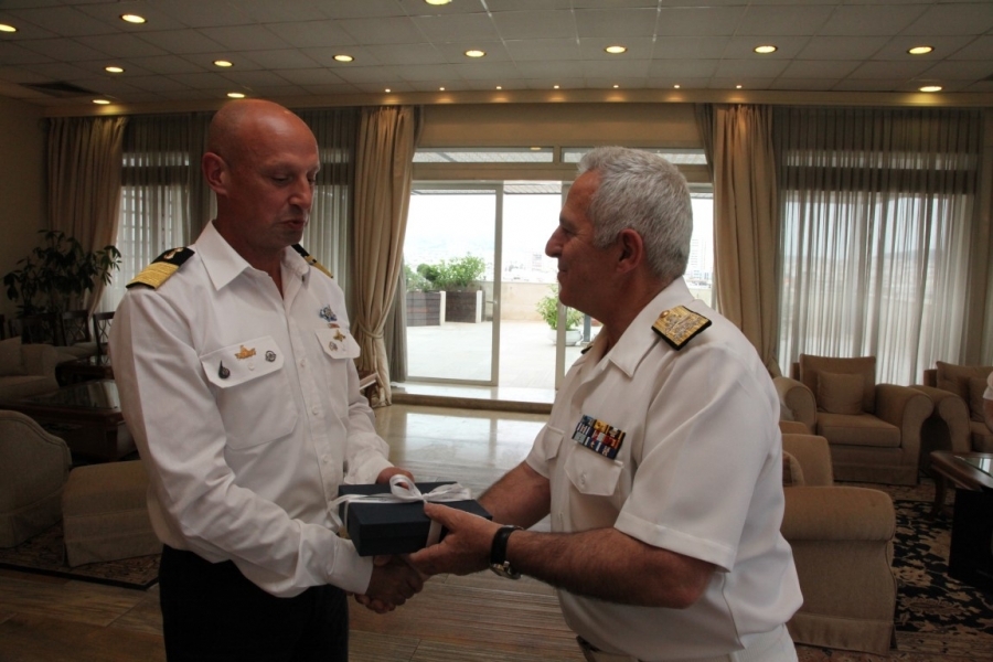 The Deputy Chief and Staff Officers of the Israeli Navy pay a visit at ...