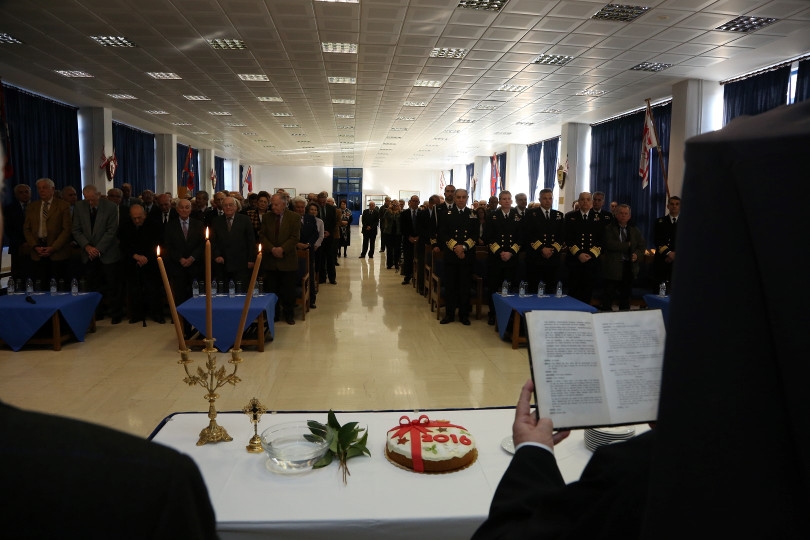 Κοπή Πρωτοχρονιάτικης Πίτας του Συνδέσμου Αποφοίτων Σχολής Ναυτικών ...