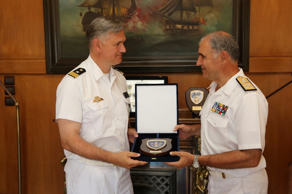 Commander Standing NATO Maritime Group 2, pays an official visit to ...