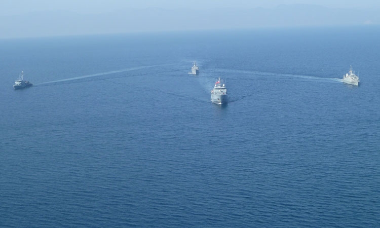 Συνεκπαίδευση του ΠΝ με SNMG2 και SNMCMG2 - Πολεμικό Ναυτικό - Επίσημη ...