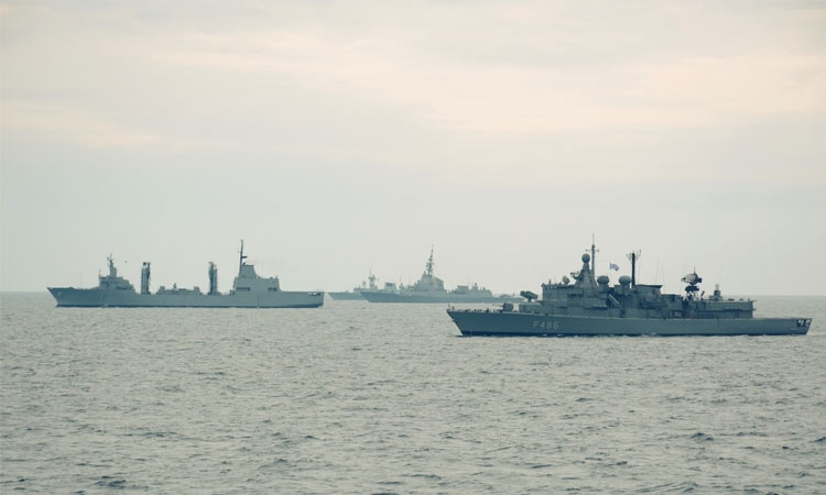 Συνεκπαίδευση του ΠΝ με SNMG2 - Πολεμικό Ναυτικό - Επίσημη Ιστοσελίδα