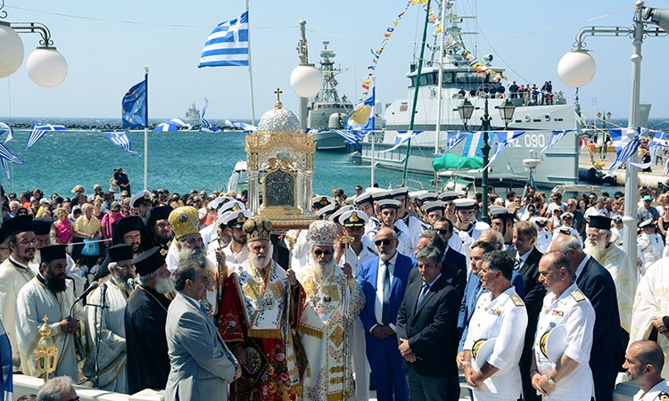 Εορτασμός Κοιμήσεως Θεοτόκου & 77ης Επετείου Τορπιλισμού Καταδρομικού ...