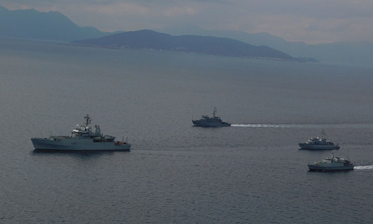 Συνεκπαίδευση του ΠΝ με μονάδες της Συμμαχικής Αντιναρκικής Δύναμης ...