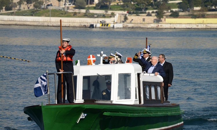Επίσημη Επίσκεψη Προέδρου του Κράτους του Ισραήλ στο Αρχηγείο στόλου ...