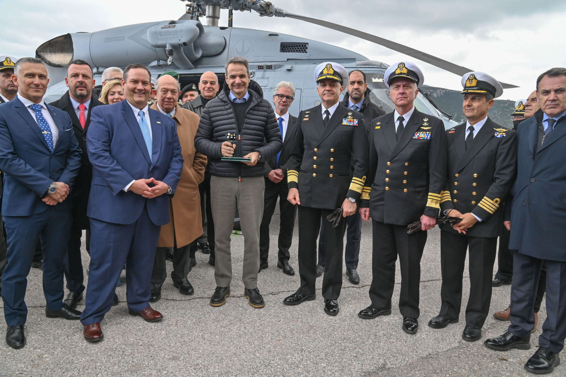 Reception and Integration Ceremony of the new MH-60 ROMEO helicopters ...