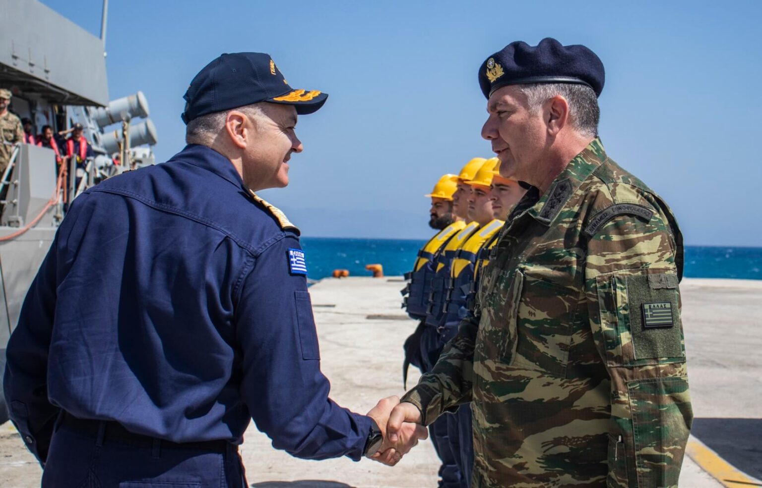 Επισκέψεις Αρχηγού ΓΕΝ για Ανταλλαγή Ευχών - Πολεμικό Ναυτικό - Επίσημη ...