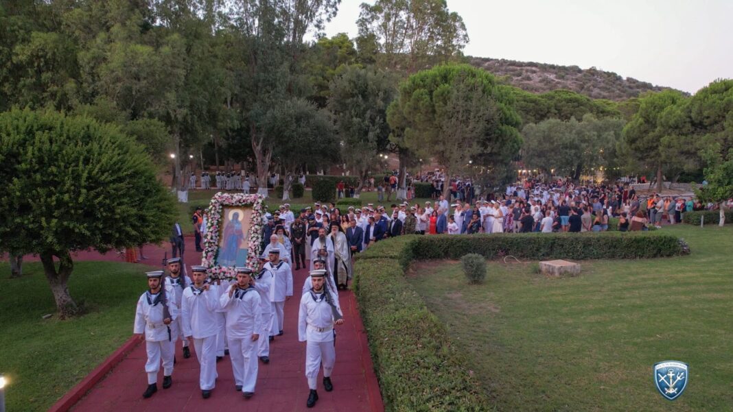 Εορτασμός της Αγίας Μαρίνας στον Ιερό Ναό της ΝΒΝΕ - Πολεμικό Ναυτικό ...