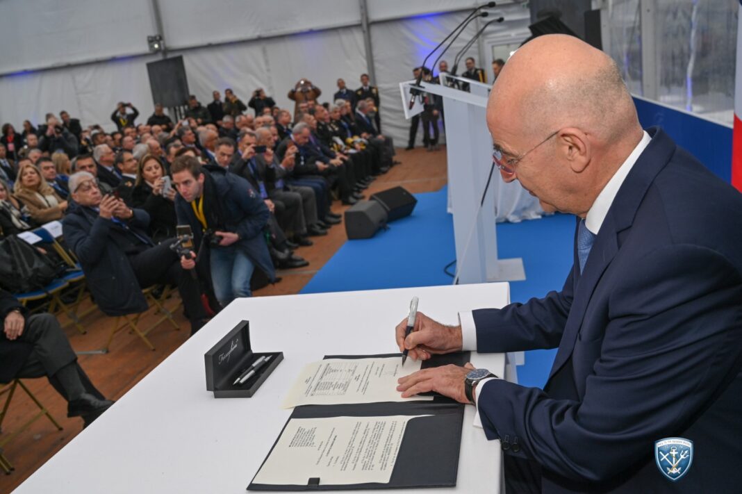 Name-giving – Greek flag-raising and Commissioning ceremony of the ...