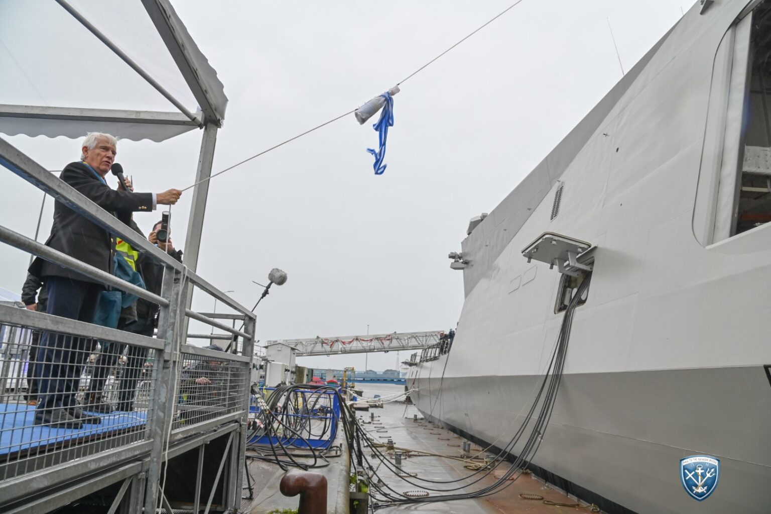 Name-giving – Greek flag-raising and Commissioning ceremony of the ...